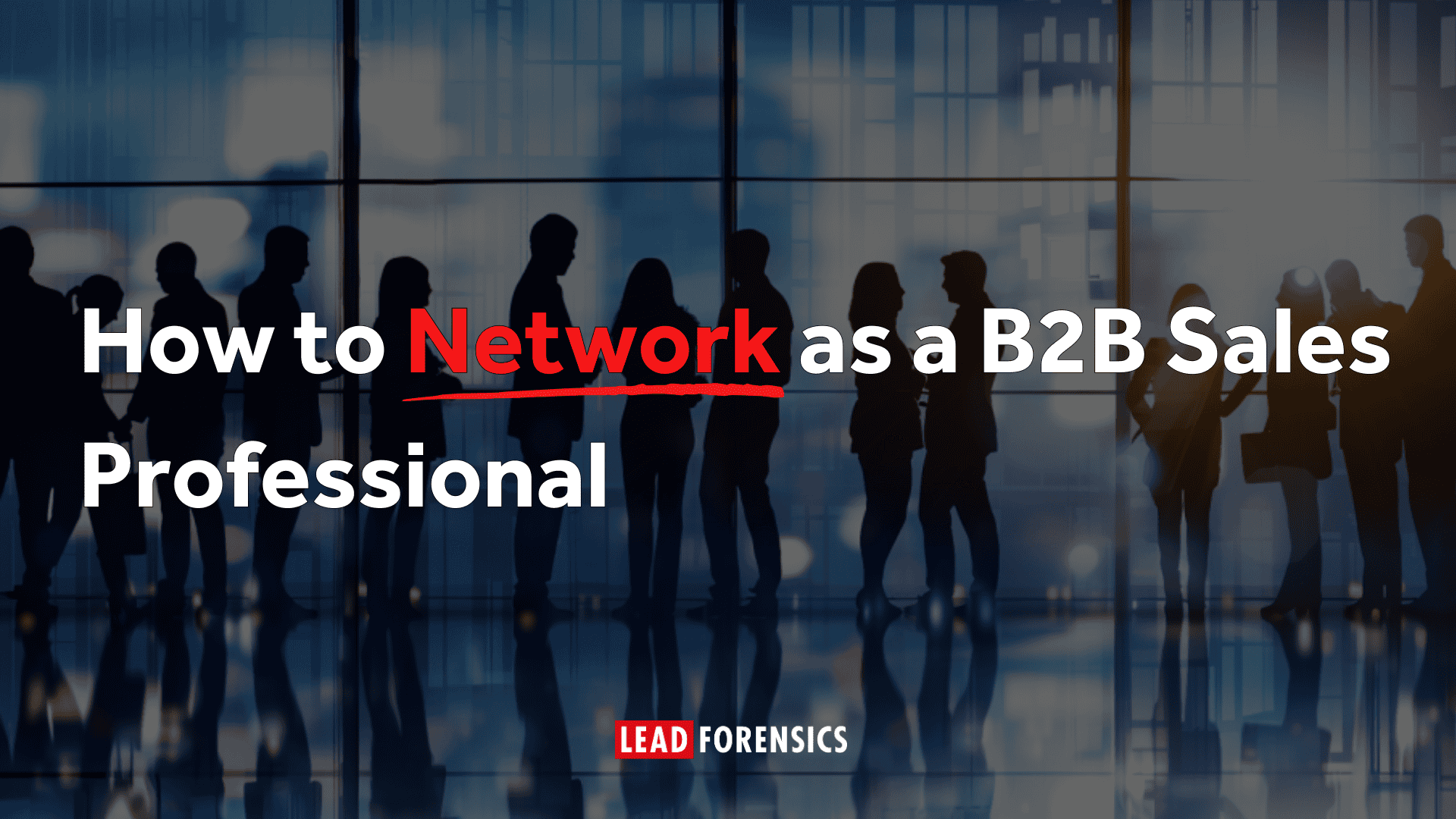 How to Network as a B2B Sales Professional - Lead Forensics