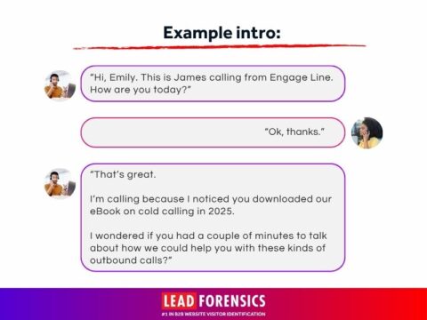 How to Write the Perfect Warm Call Script - Lead Forensics